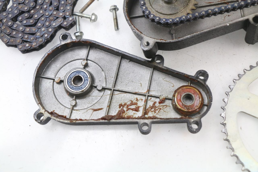 Partbike - KIT CHAINE pour POCKET BIKE CROSS 50 : Performance et Fiabilité